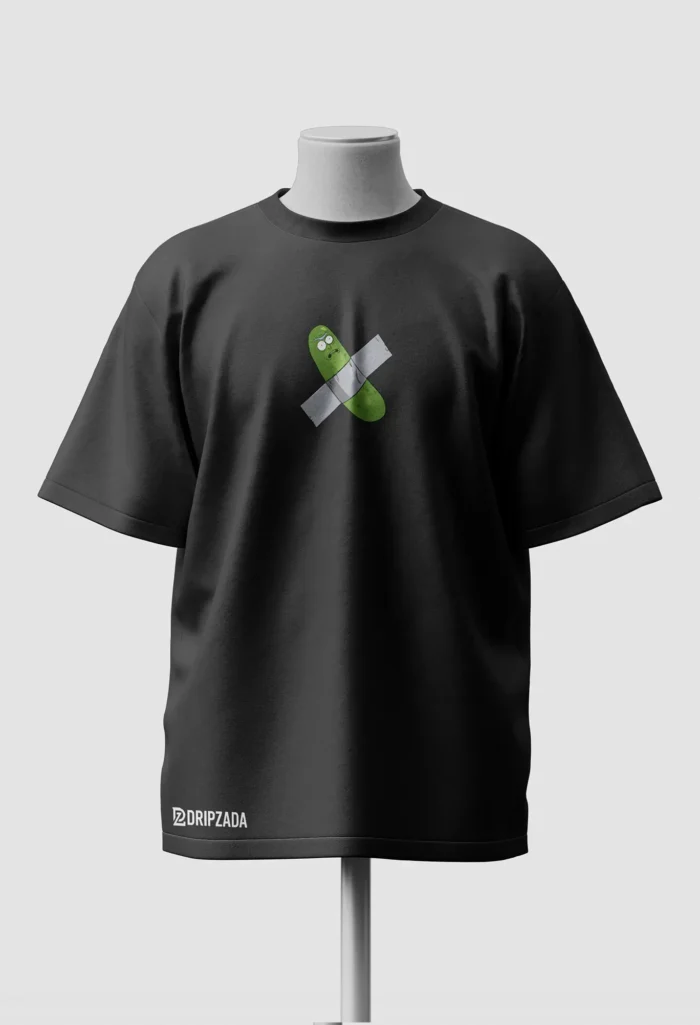 Ricky and Morty Pickle Rick Oversized T-Shirt | Dripzada
